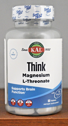 KAL Think Magnesium L-Threonate 60 Tablets Featuring Magtein Brain Function | eBay