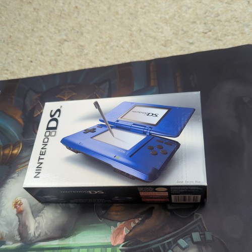 Nintendo DS Electric Blue BOX ONLY 2005 EUC Nice Collectors Box ...
