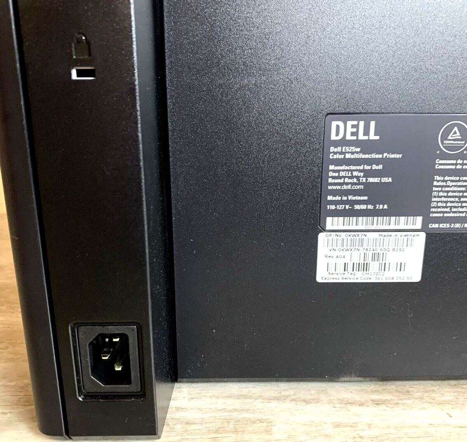 Dell E525W Wireless All-in-One Laser Printer - Tested and Working ...
