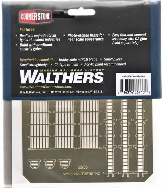 HO Scale Walthers Cornerstone 933-2956 Cage Ladders and Safety Cages ...