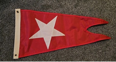 RMS Titanic White Star Line Sewn Burgee Flag! L@@K! | eBay