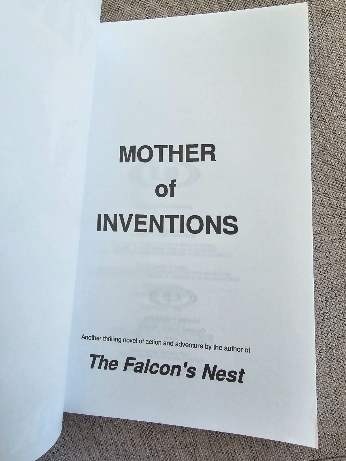 Mother of Inventions by Mark Atwell (1999, Trade Paperback) for sale ...
