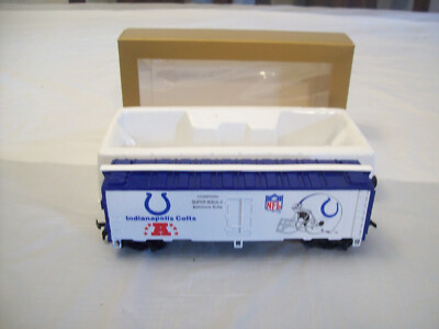 MANTUA HO NFL SUPER BOWL WINNERS TRAIN INDIANAPOLIS COLTS BOX CAR - NEW ...