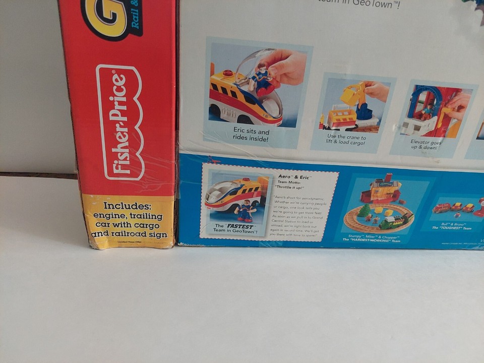 Fisher Price GeoTrax Grand Central Station Train Set Bonus Offer New ...