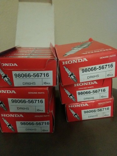 Honda Spark Plug NKG DR6HS 98066-56716 2 plugs | eBay