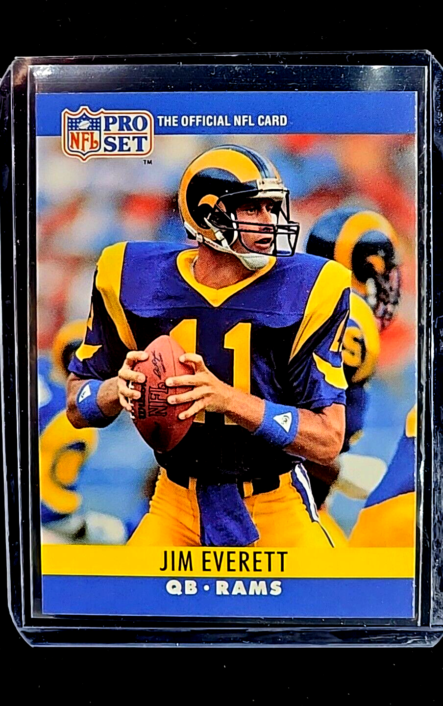 1990 NFL Pro Set #165 Jim Everett Los Angeles Rams Football Cards | eBay