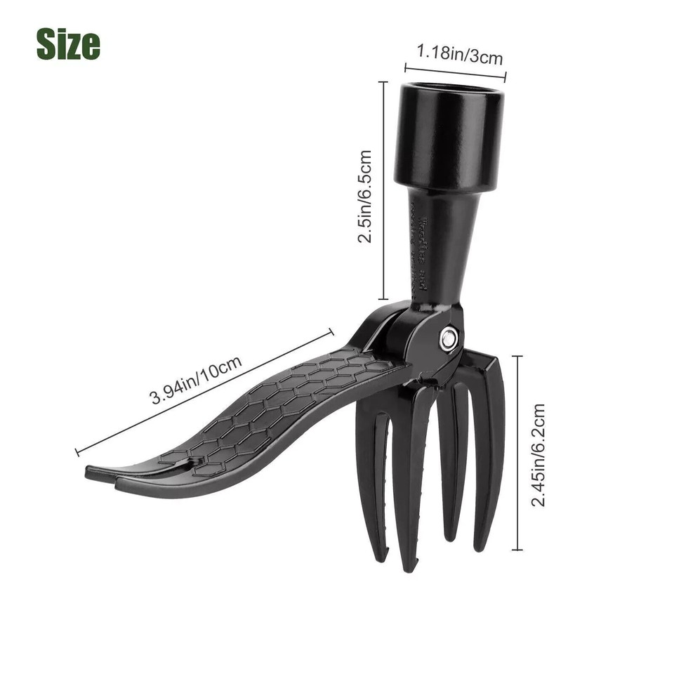 Weeder Puller Stand Up Weed Tool with Handle Garden Outdoor Root ...