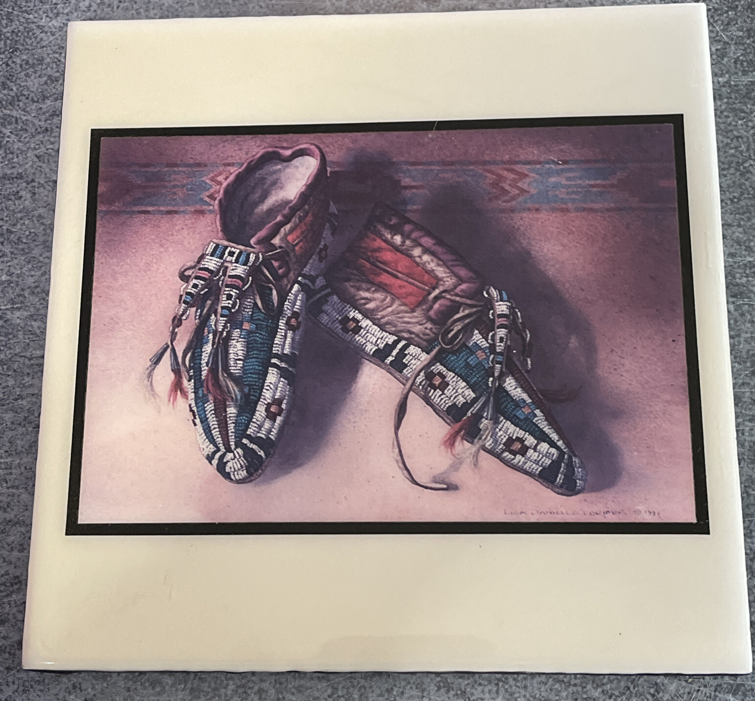 Lisa Danielle Lorimer Geometric Pattern 7.75 X 7.75 Tile Square Native ...