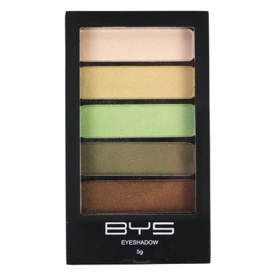 BYS Eyeshadow 5g Palette Cosmetic Eye Face Beauty Makeup 5 Shades Olive ...