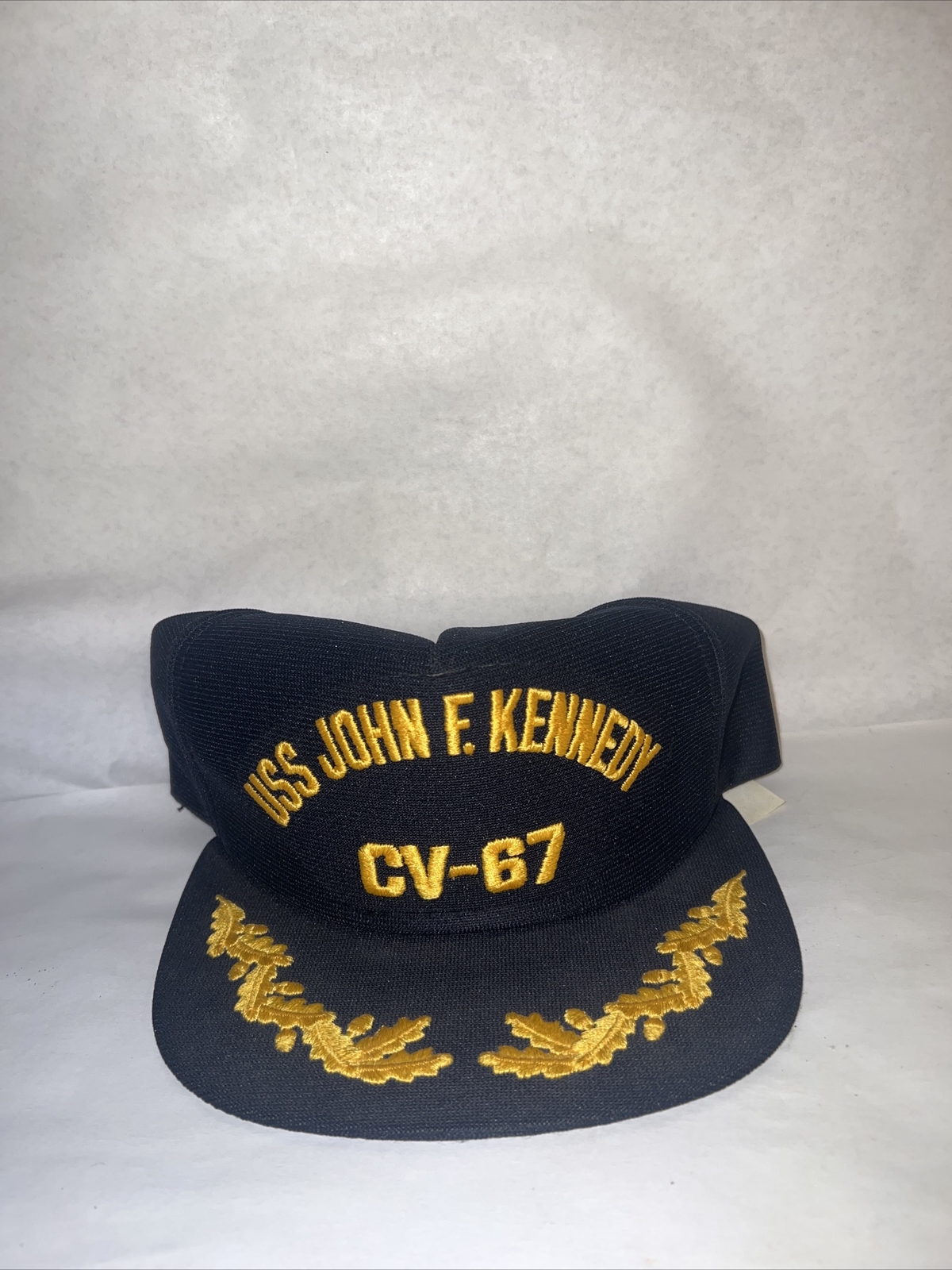 Vintage USS JOHN F. Kennedy CV-67 Military Hat NWT MA… - Gem