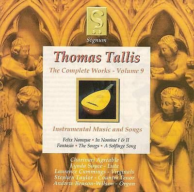 Thomas Tallis: Instrumental Music and Songs by Charivari Agrèable (CD ...