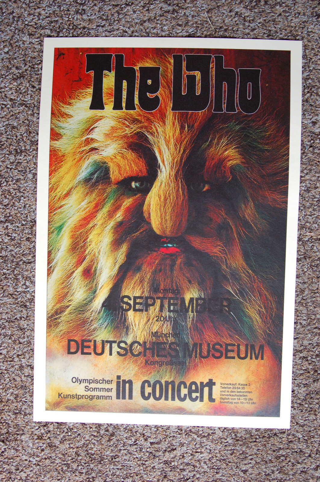 The Who Concert Poster 1972 Germany | eBay