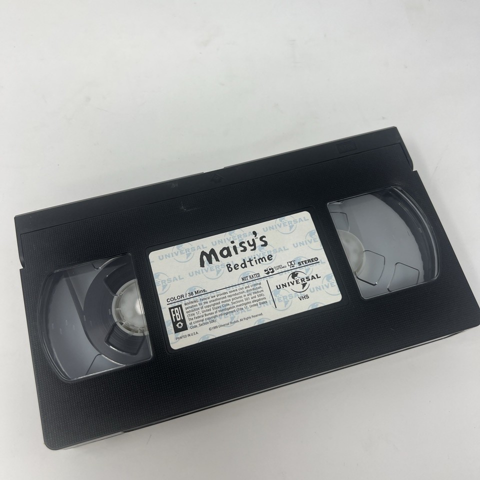 Maisy's Bedtime VHS Tape 1999 Universal Studios Animation Maisy Cartoon Classic 96898472036| eBay