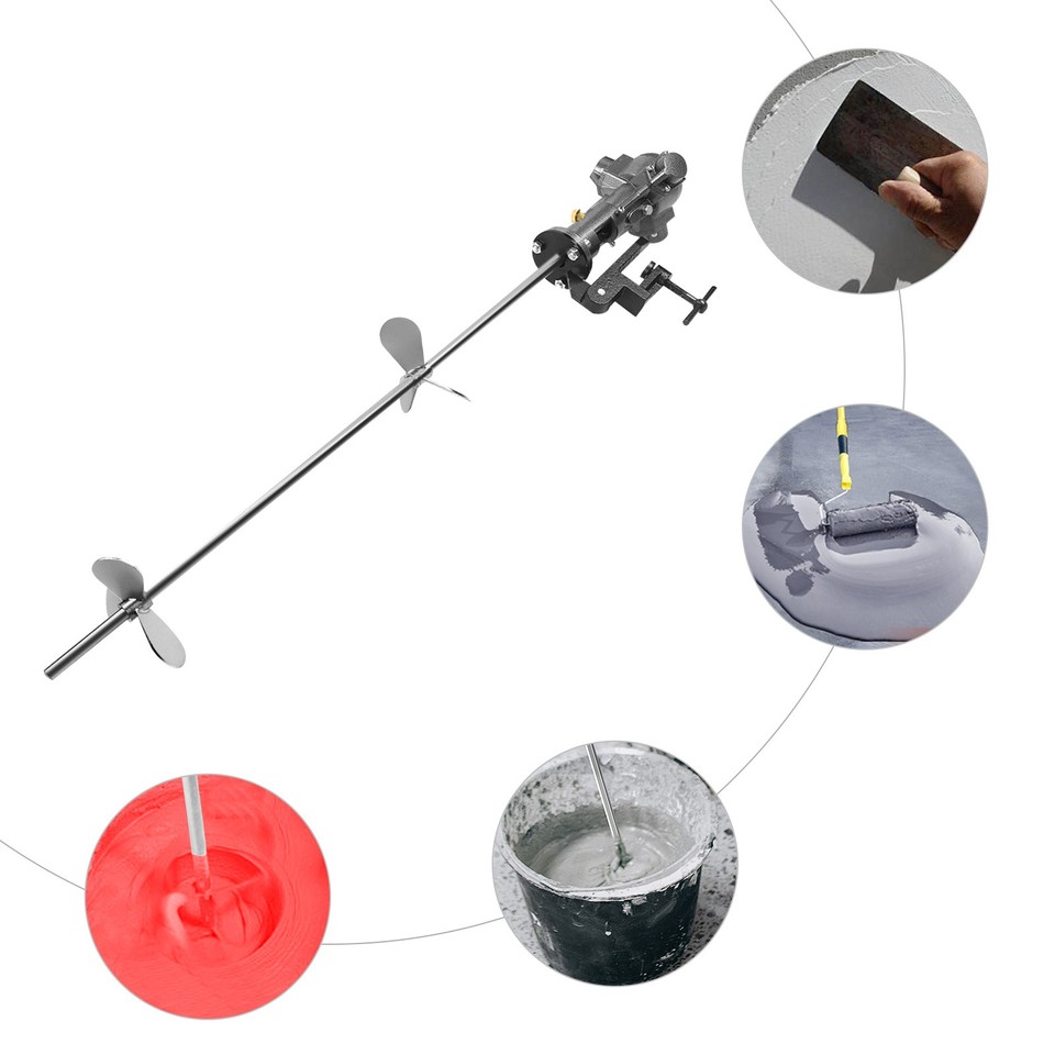 1/2 HP 50 Gallon Pneumatic Mixer Rung Dope Tank 304 Stainless Blade ...