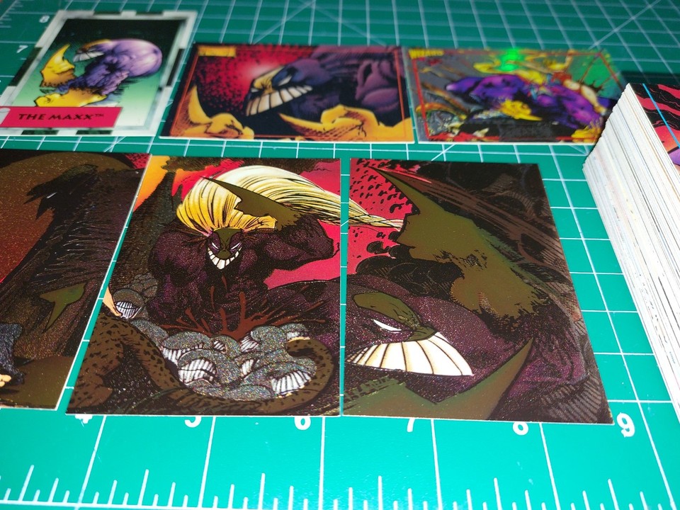 THE MAXX #1-90 Complete Card Set SAM KIETH Topps 1993 + 3x Etched Foil ...