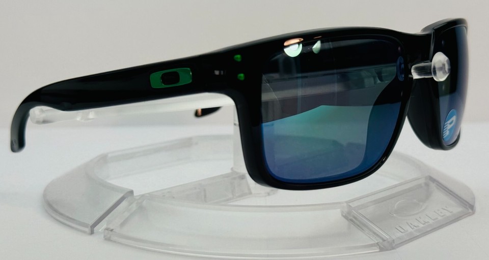 New Oakley Holbrook Sunglasses / Black Ink / Jade Iridium Polarized ...