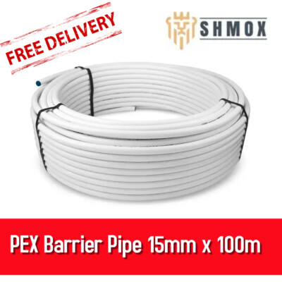 PEX Barrier Pipe 15mm x 100m & Inserts 15mm x 50 | eBay UK