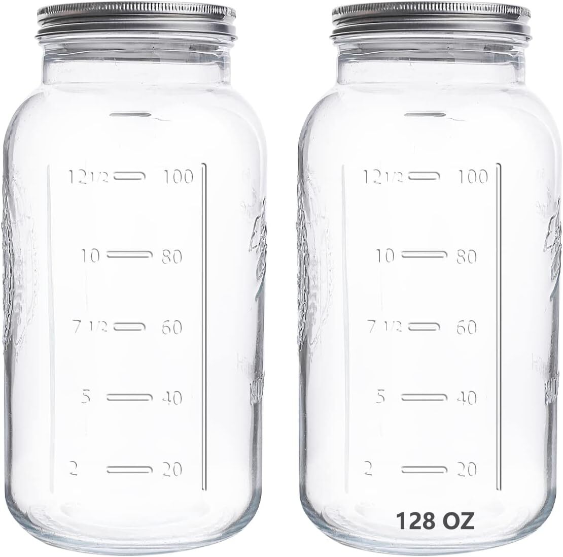 Largest Wide Mouth Jars Leifheit Wide Mouth Screw Top Preserve Jars