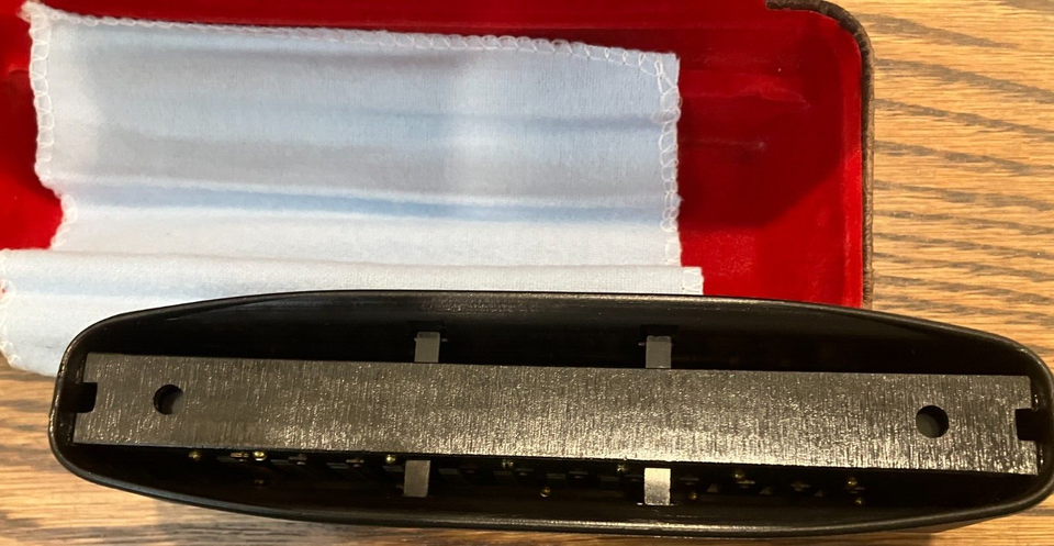 Golden Butterfly WH12 Chromatic Button Harmonica Harp in C Hard Case | eBay