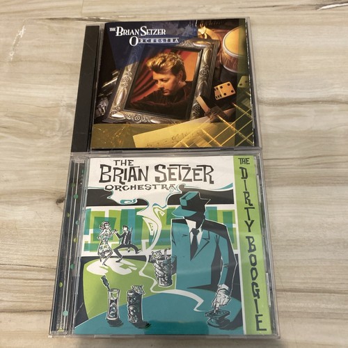 The Brian Setzer Orchestra CD LOT ( OF 2 ) Self-titled & Dirty Boogie ...