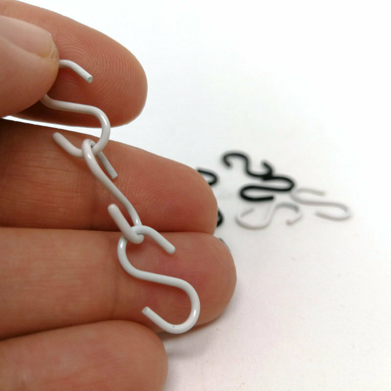 10pcs Dollhouse Miniature 1:12 Scale S Hooks Hat Hook Kitchen ...