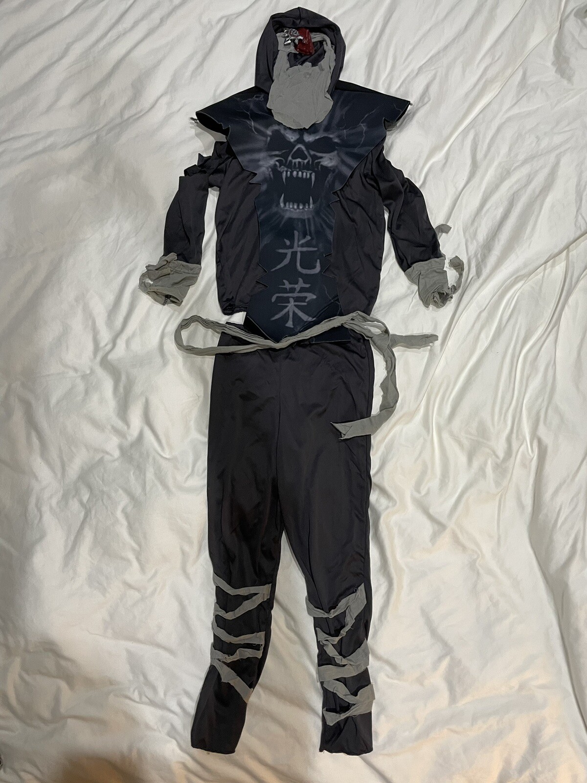 Zombie Ninja Kids Halloween Costume Boys Size 8 10 Me… - Gem