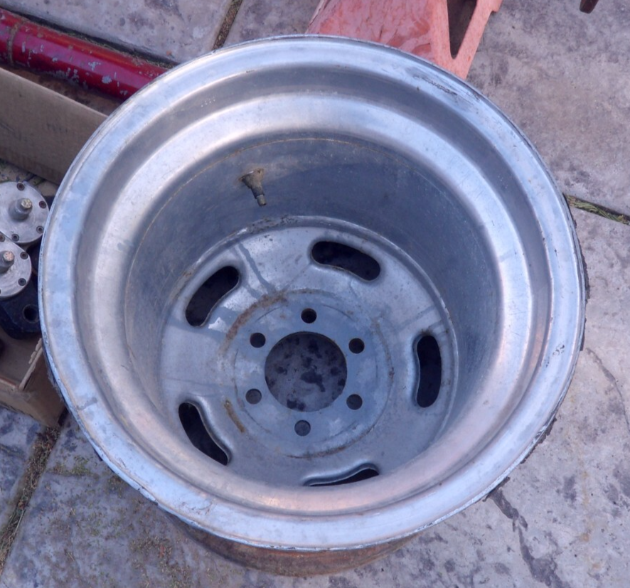 Vintage Sprint Car 6 Pin 15" x 15" Slot Steel Racing Wheels for ...