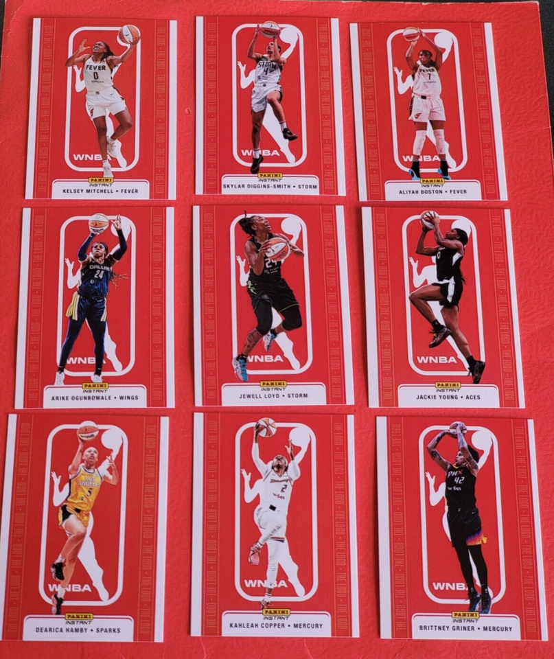 Aja Wilson WNBA LOGO ROOKIE CARD SET #1/2832 ANGEL REESE STEWART ...