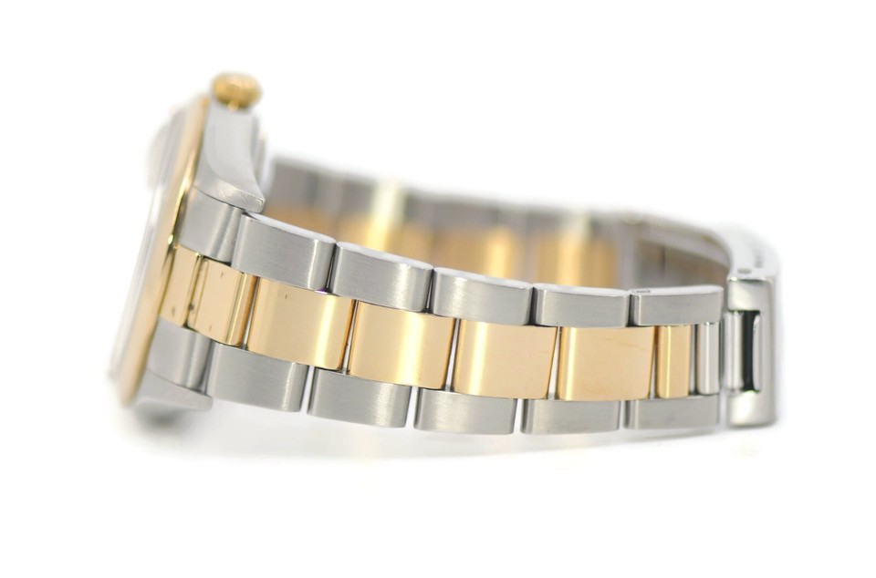 Rolex Oyster Perpetual Date 18K/Stainless Steel Watch 15203 | eBay