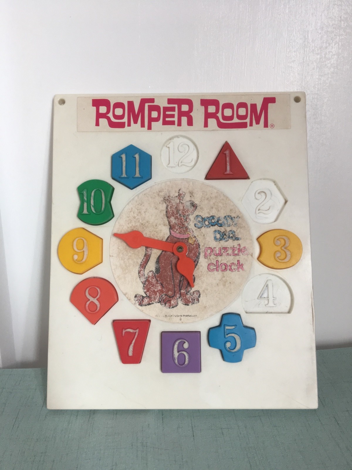 Vintage Scooby Doo Children’s Puzzle Clock Romper Room 1970s Flaws ...