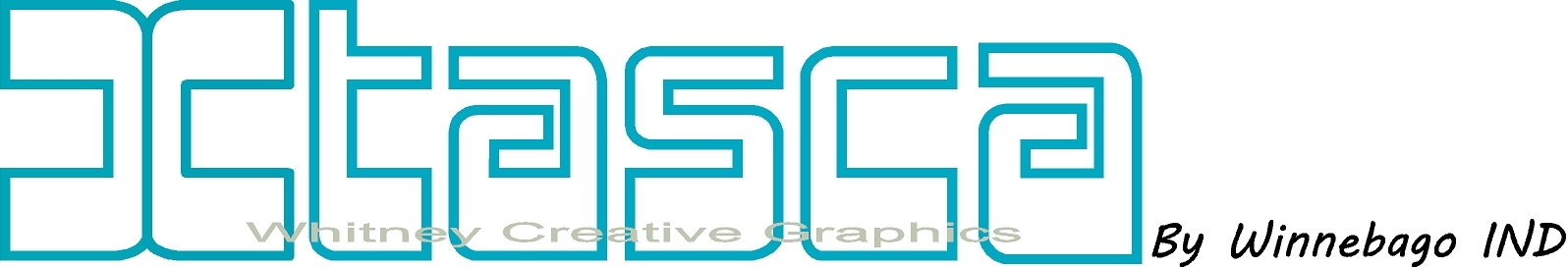 ITASCA RV LOGO Older Style Lettering decal Graphic As Pictured any ...