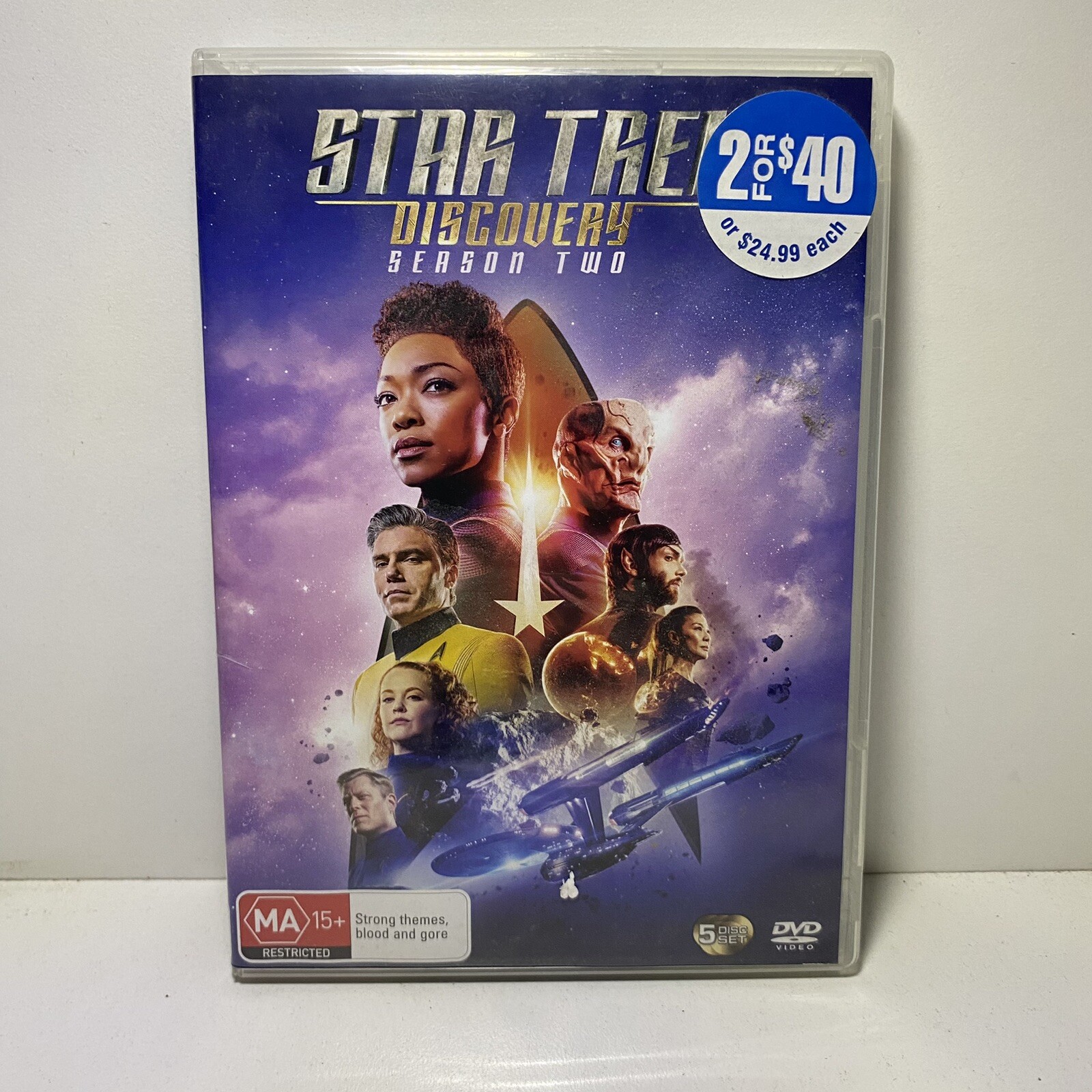 Star Trek Discovery - Complete Season 1 & 2 - DVD Region 4 - Sci Fi ...