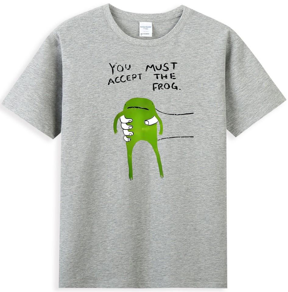 You Must Accept The Frog Funny Frog Graphic Quote Men's T-Shirt | eBay UK