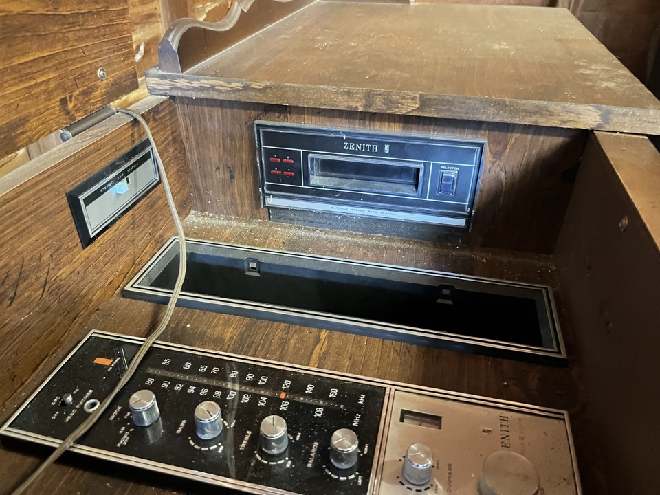 Zenith Allegro Vintage Stereo Console AM/FM A-Track Radio Working | eBay