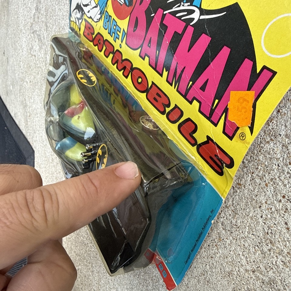 NOS Rare Vintage Batman & Robin Batmobile Car Simms Inc. 529 | eBay