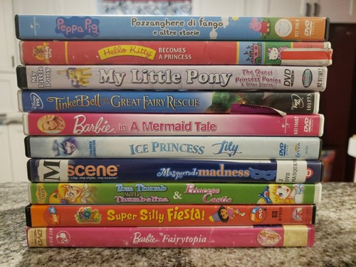 10 - DVD Lot Kids Children Daughters Girls DVDS-No Duplicates DVDs ...