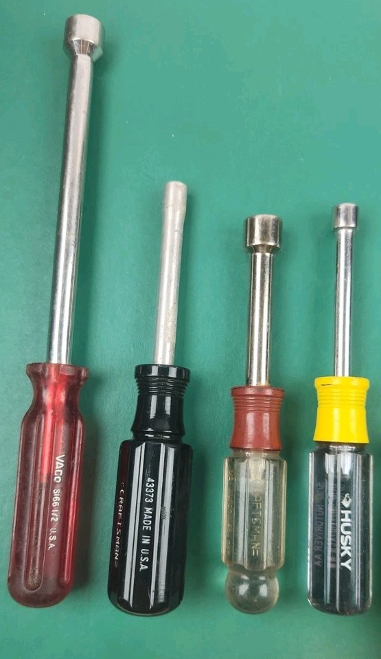 Vtg Lot of 15 Made in USA Screwdrivers and Nut drivers Flat & Phillips ...