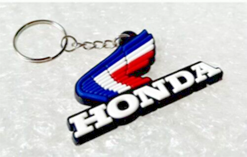 Collectables Key Chain HONDA Rubber classic Motorcycle Wing Keychain ...