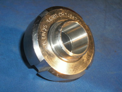 DN25 1" SANITARY STAINLESS STEEL 3 PIECE COUPLING UNION 304 NUT 316 ...