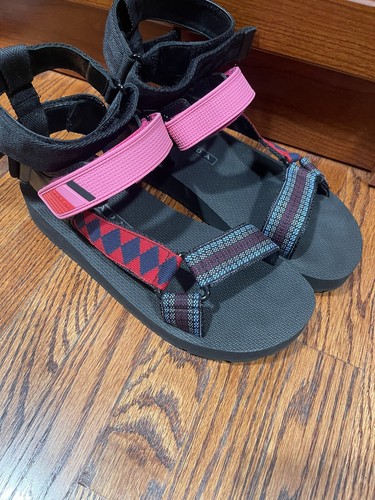 PRADA Teva Colorblock Pattern Sandals Size 39 | eBay