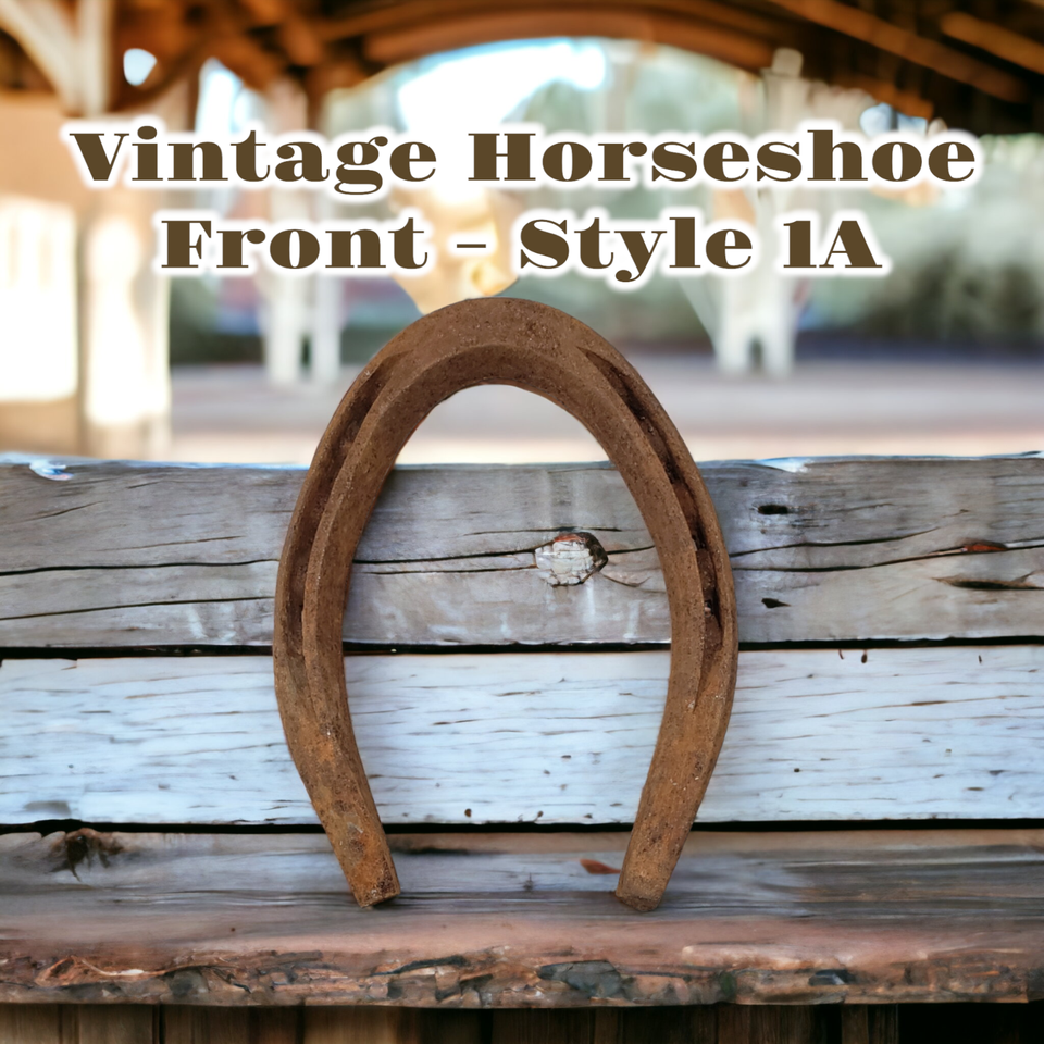 Vintage REAL 1970s Rustic Used Rusty Horseshoes Lucky Hand Forged ...