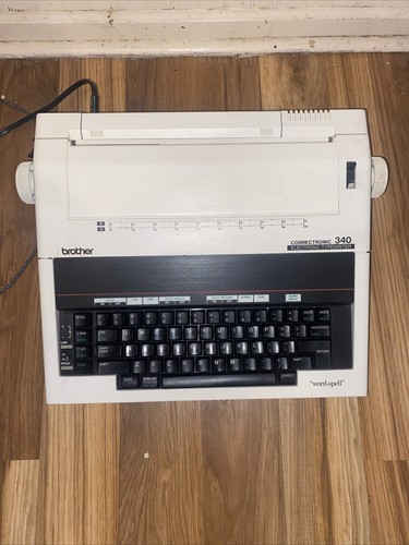Brother Correctronic 340 Electronic Typewriter White Tested Read ...