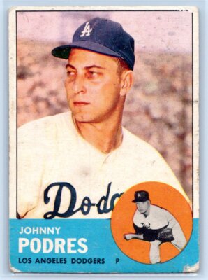Johnny Podres 1963 Topps #150 | eBay