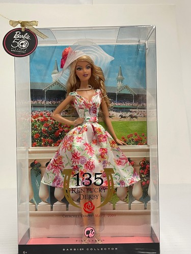 Kentucky Derby Barbie 135th 2009 Pink Label 50th Anniversary | eBay