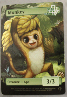 Star City Games SCG Game Night Monkey Token Foil MTG Magic | eBay