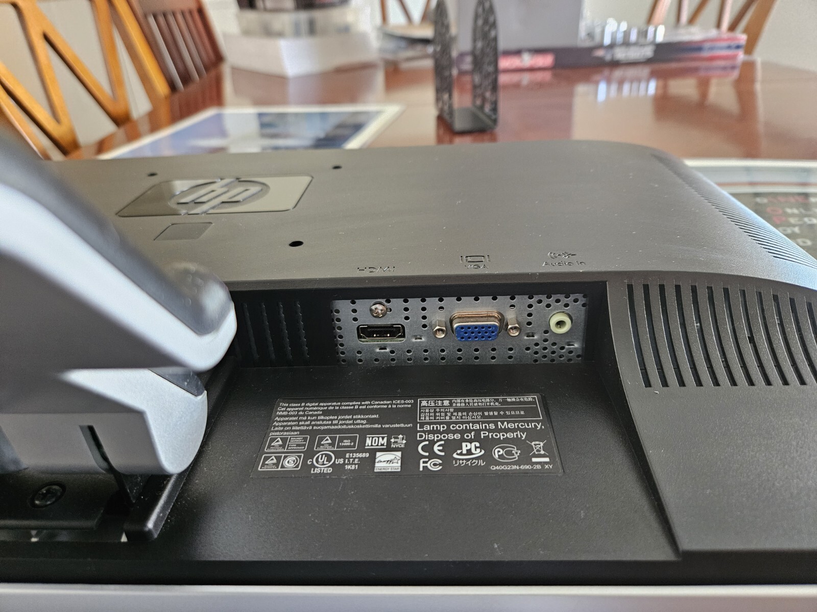 HP w2338h 23" 16:9 HD Widescreen LCD Computer Display Monitor - LOCAL ...