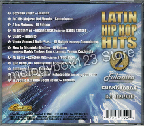 Latin Hip Hop Hits CD NEW Merengue Old Reggaeton Fulanito Guanabanas DJ ...