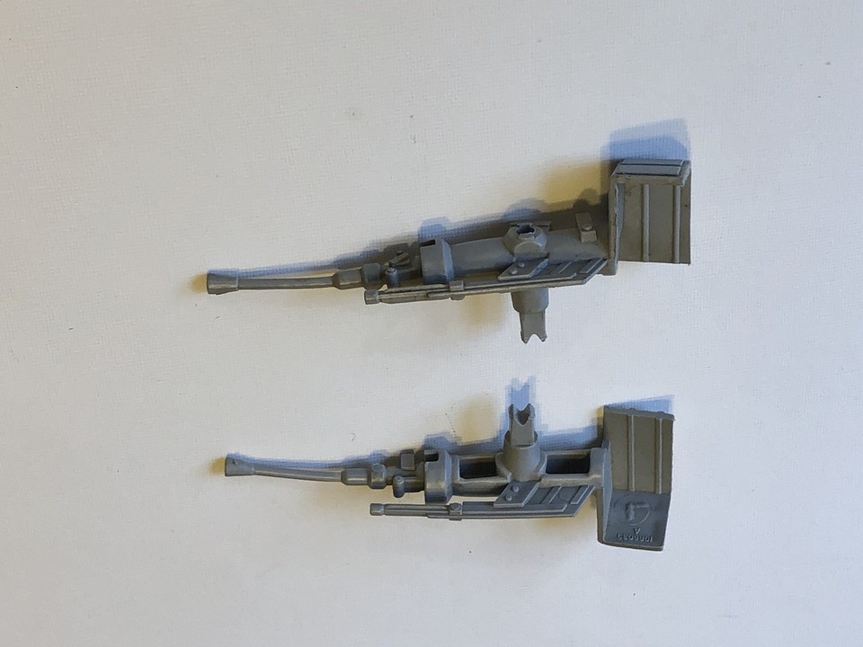 2 1981 Vintage Star Wars AT-AT Walker Original Cheek Guns Cannons Left ...