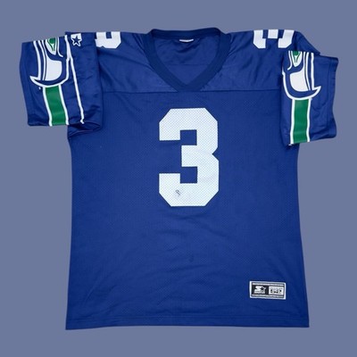 Starter Seattle Seahawks Rick Mirer #3 Blue NFL Jersey Size 52 XL ...