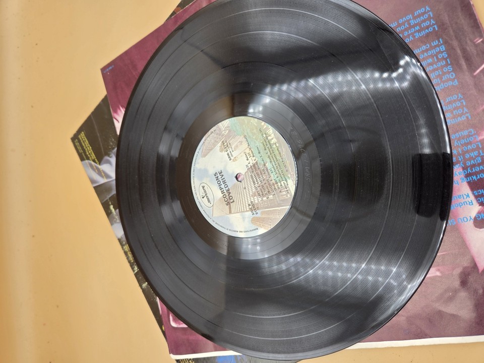 Scorpions Lovedrive record 1979 vinyl lp w. germany no upc limo banned ...